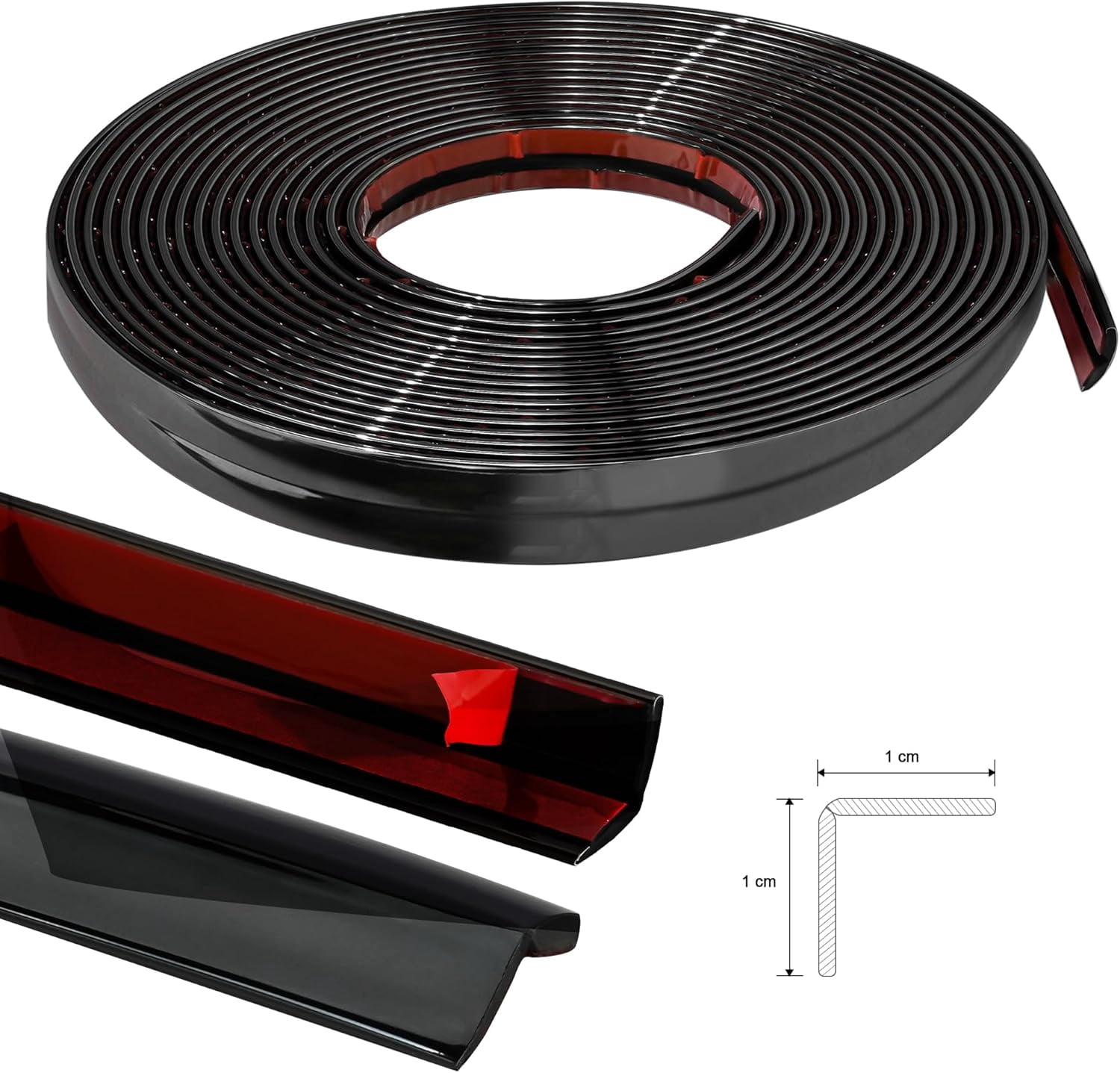 20 Ft Peel and Stick Molding Trim, 0.8 in Self Adhesive Inside ...