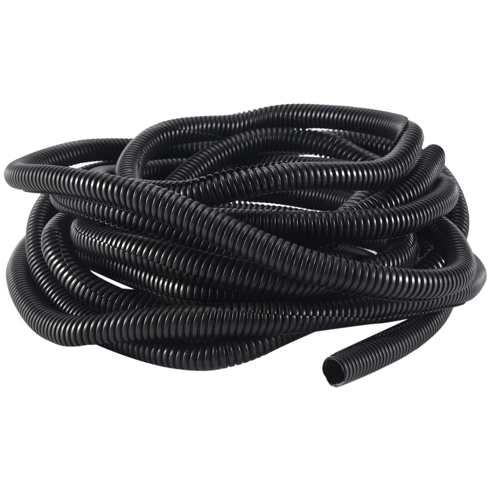 20 Ft Split Wire Conduit Polyethylene Tubing Black Color Sleeve Tube ...