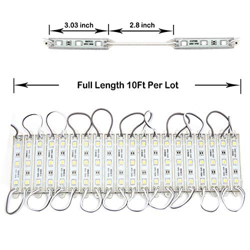 20 Ft Storefront Lights 40 Pieces Warm White 5050 LED Light Module,2 ...
