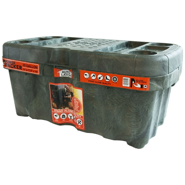 20 Gal Powerpacker Truck Box/Cargo Bin - Green Camouflage - Walmart.com