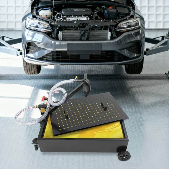 20-Gallon Oil Drain Pan with 12V Electric Pump, 155W Power and 10.57 ...