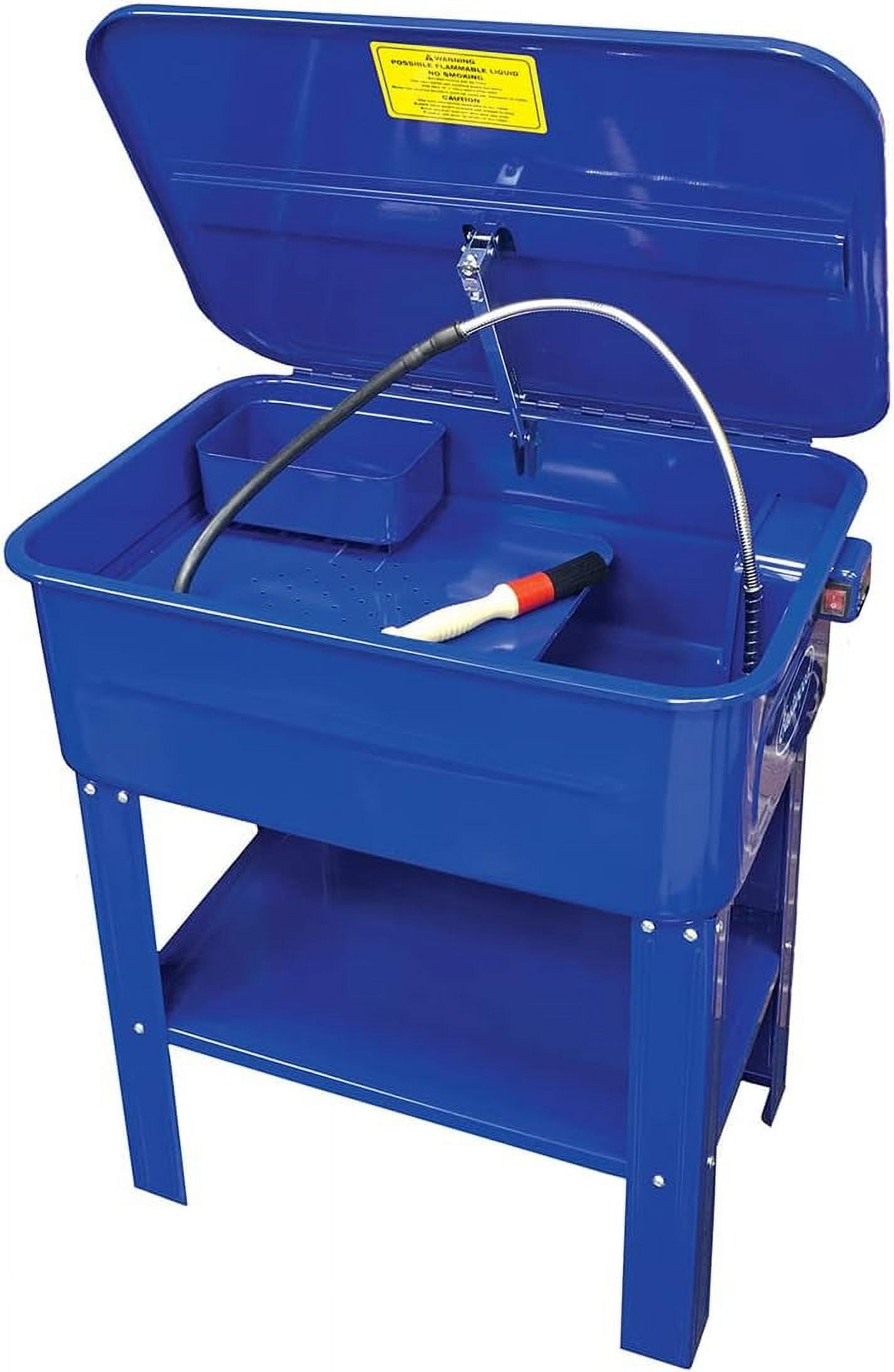 20 Gallon Parts Washer Cabinet Electric Solvent Pump Automotive Parts ...