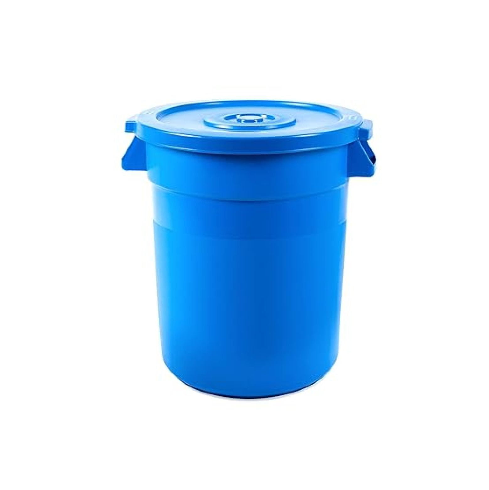 20 Gallon Trash Can with Lid Round Ingredient Storage Containers ...