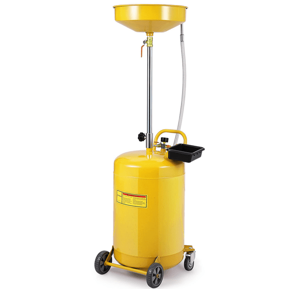 20 Gallon Waste Oil Drain Change Tank, Portable Oil Drain Container,Air ...