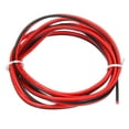 20 Gauge 2 Conductor Parallel PVC Wire, 5Ft/1.5M Long 1.8mm Dia 300V for LED RGB Cable, Internal ...