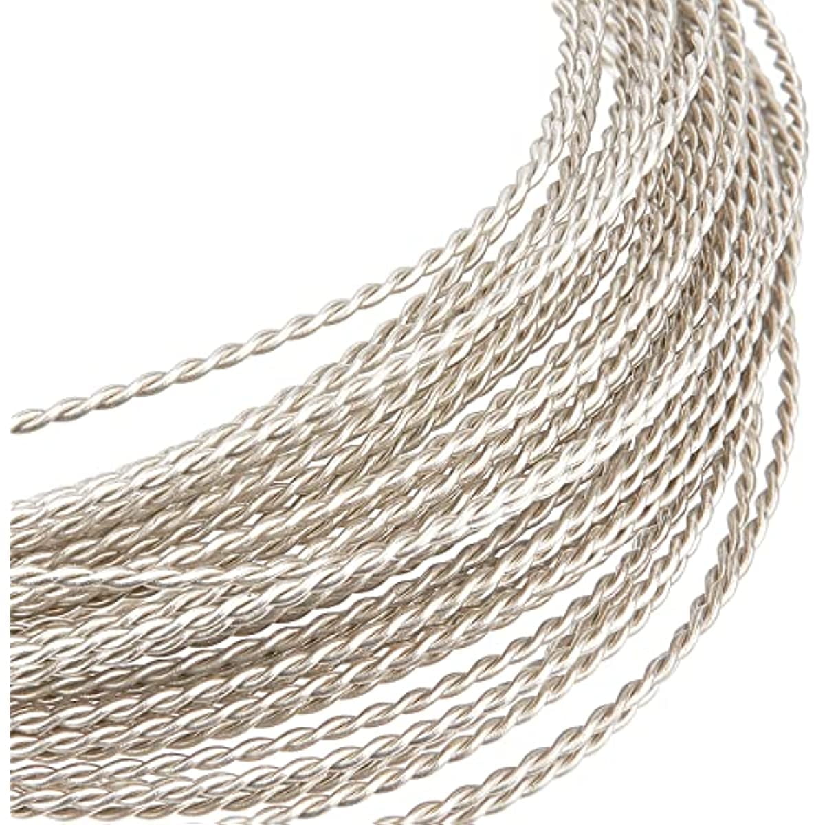 20 Gauge 23Ft Twist Jewelry Wire Silver White Craft Wire White Copper ...