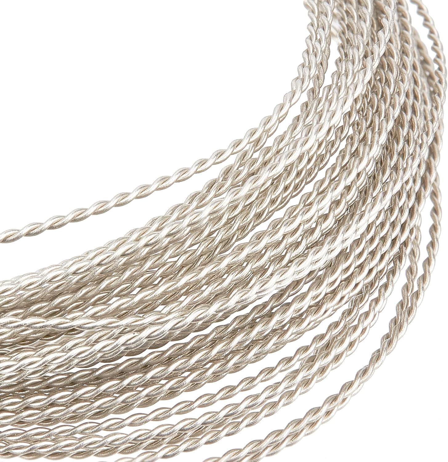 20 Gauge 23Ft Twist Jewelry Wire - Silver White Craft and Beading Wire ...