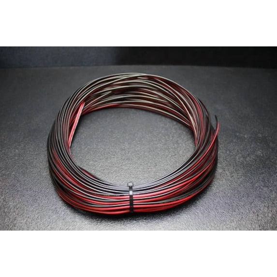 20 Gauge 50 Ft Red Black Zip Wire Awg Cable Power Ground Stranded ...