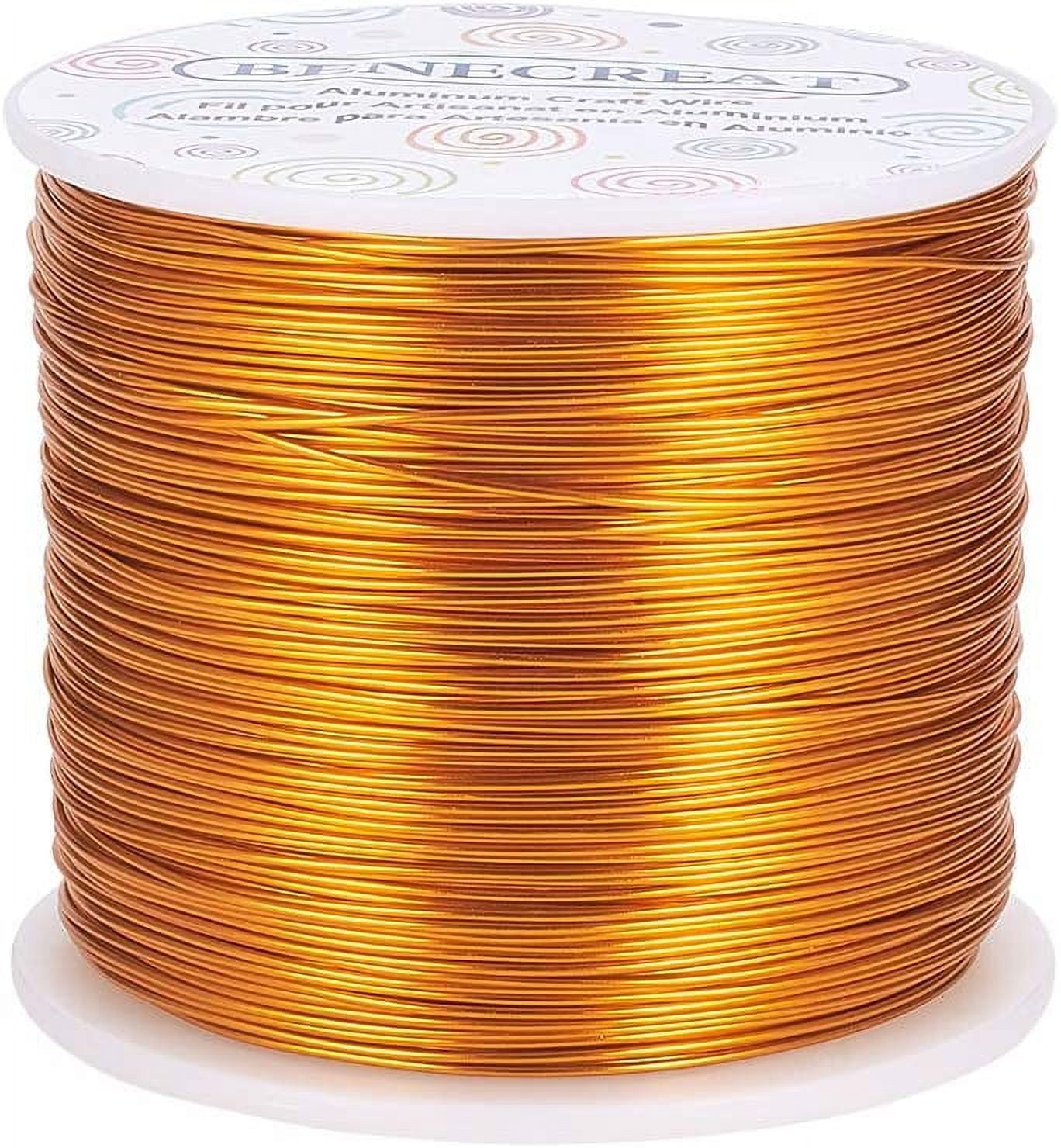 20 Gauge 770FT Gold Aluminum Wire, Rust-Free, Anodized for Jewelry ...