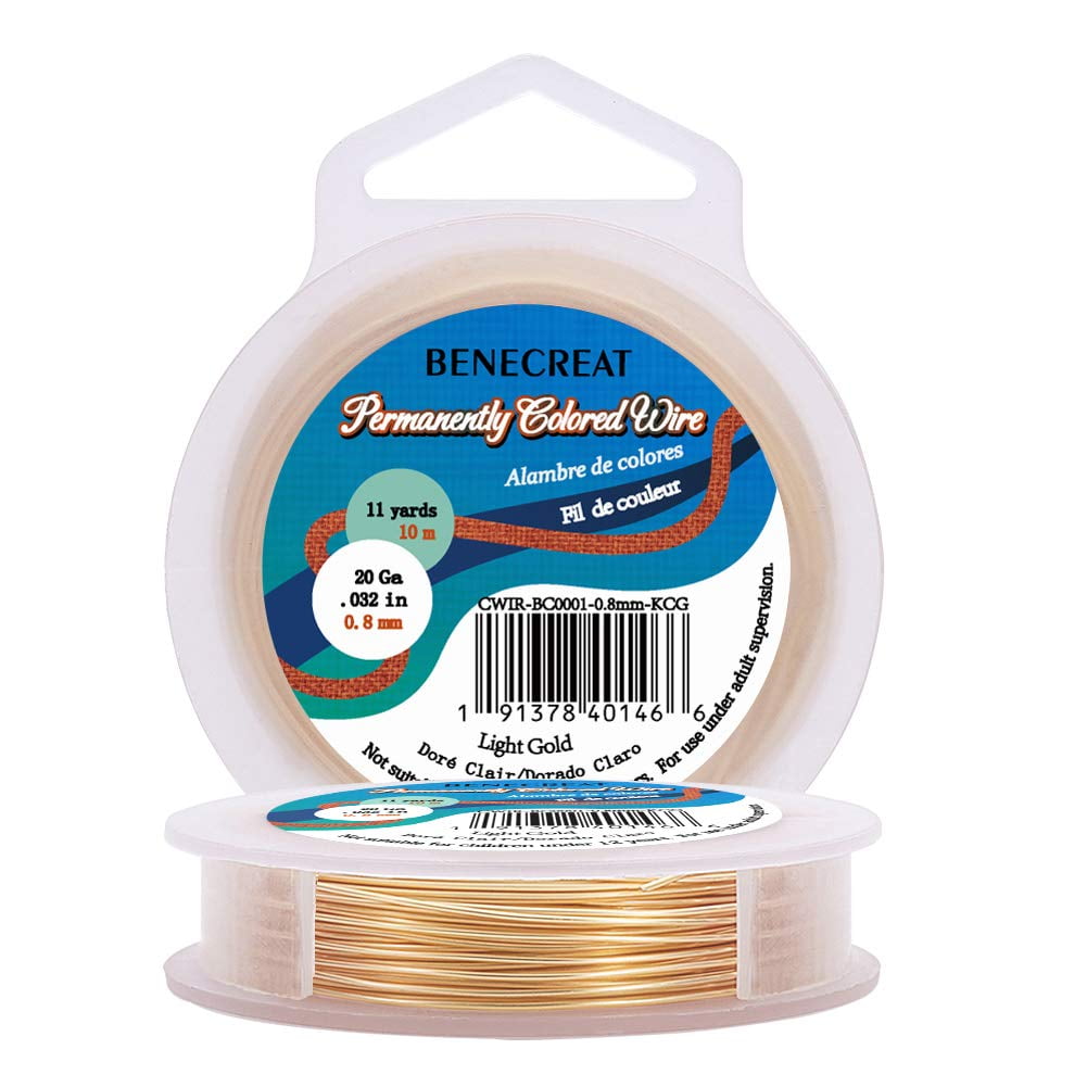 20 Gauge KC Gold Copper Wire Real Gold Plated Craft Jewelry Wire ...