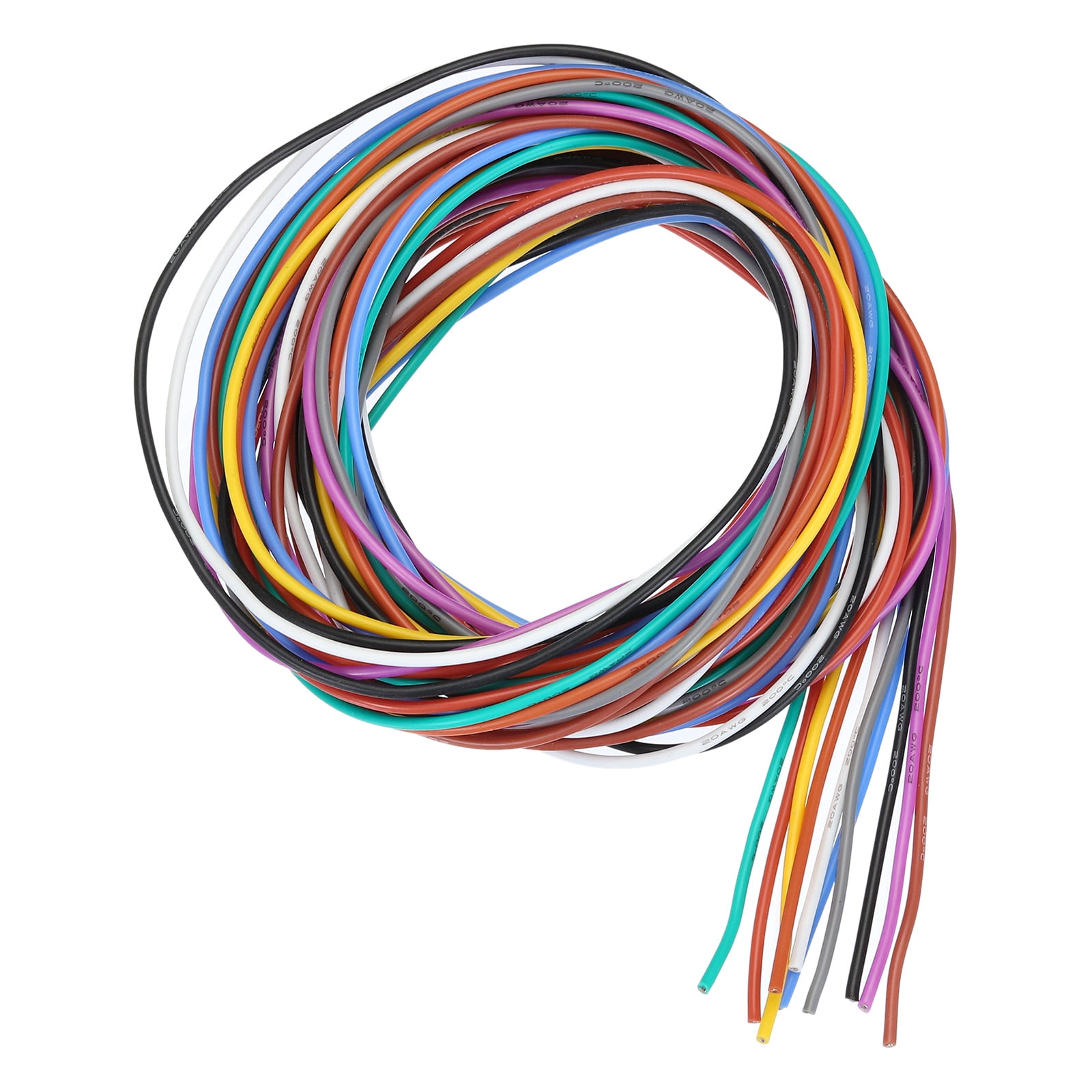 20 Gauge PVC Hookup Wire 1.5m/5ft 20AWG Electrical Wire Spool Ul10010 ...