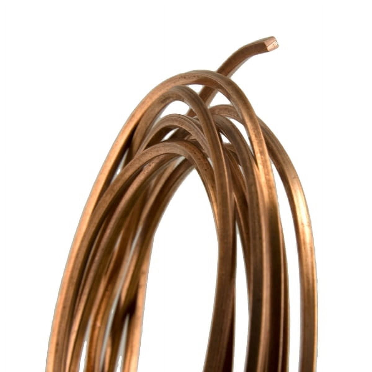 20 Gauge Square Half Hard Copper Wire 5FT - Walmart.com