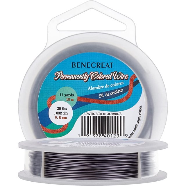 20-Gauge Tarnish Resistant Gunmetal Wire 33-Feet/11-Yard Jewelry ...