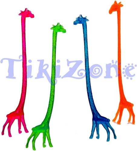 20 Giraffe Cocktail Drink Stirrers - Safari Swizzle Sticks - Walmart.com