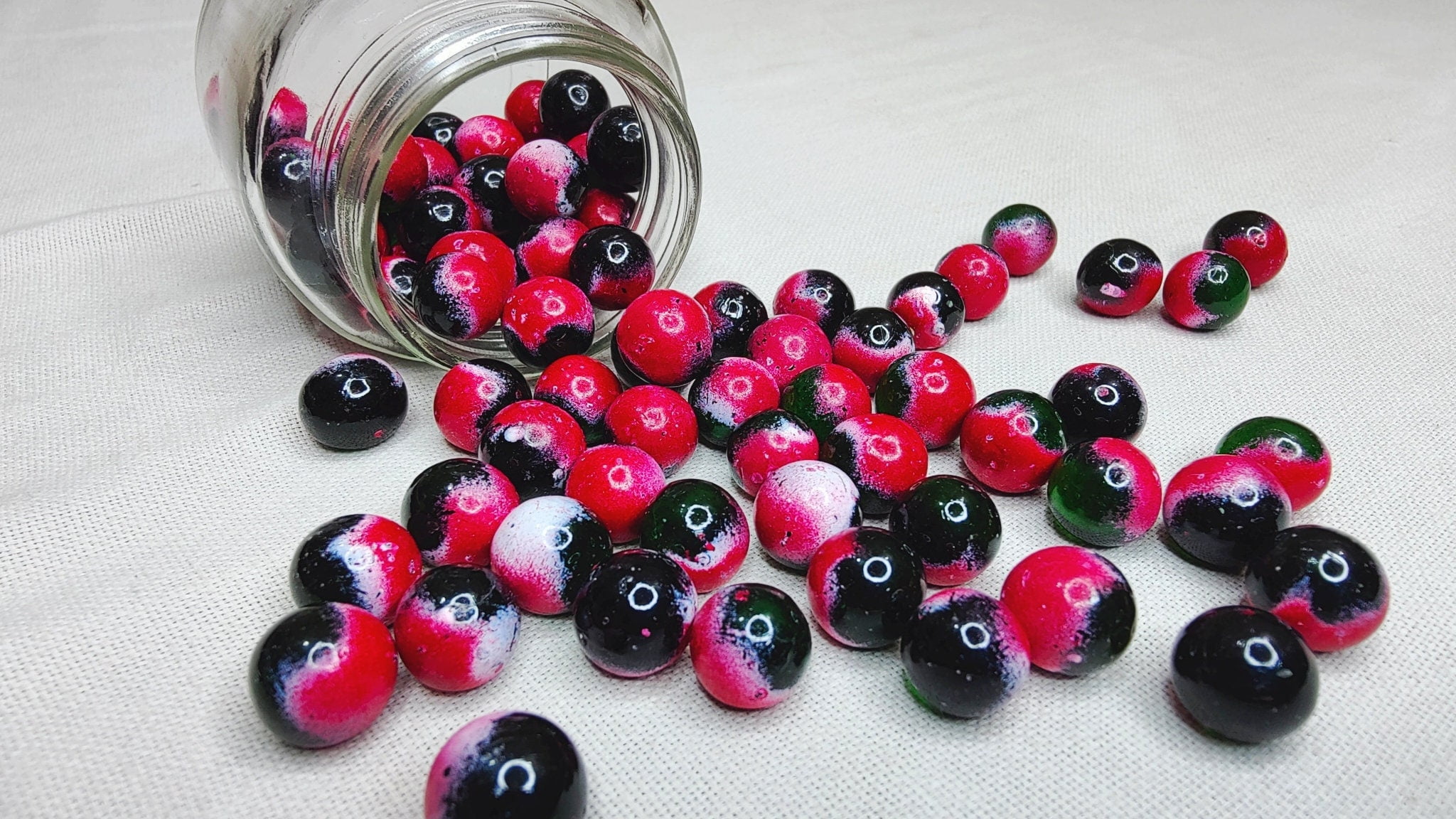 20 Glass Marbles 16 MM. Hand , Coloured polished Eye Ball Marbles / Shooter Swirl - Walmart.com