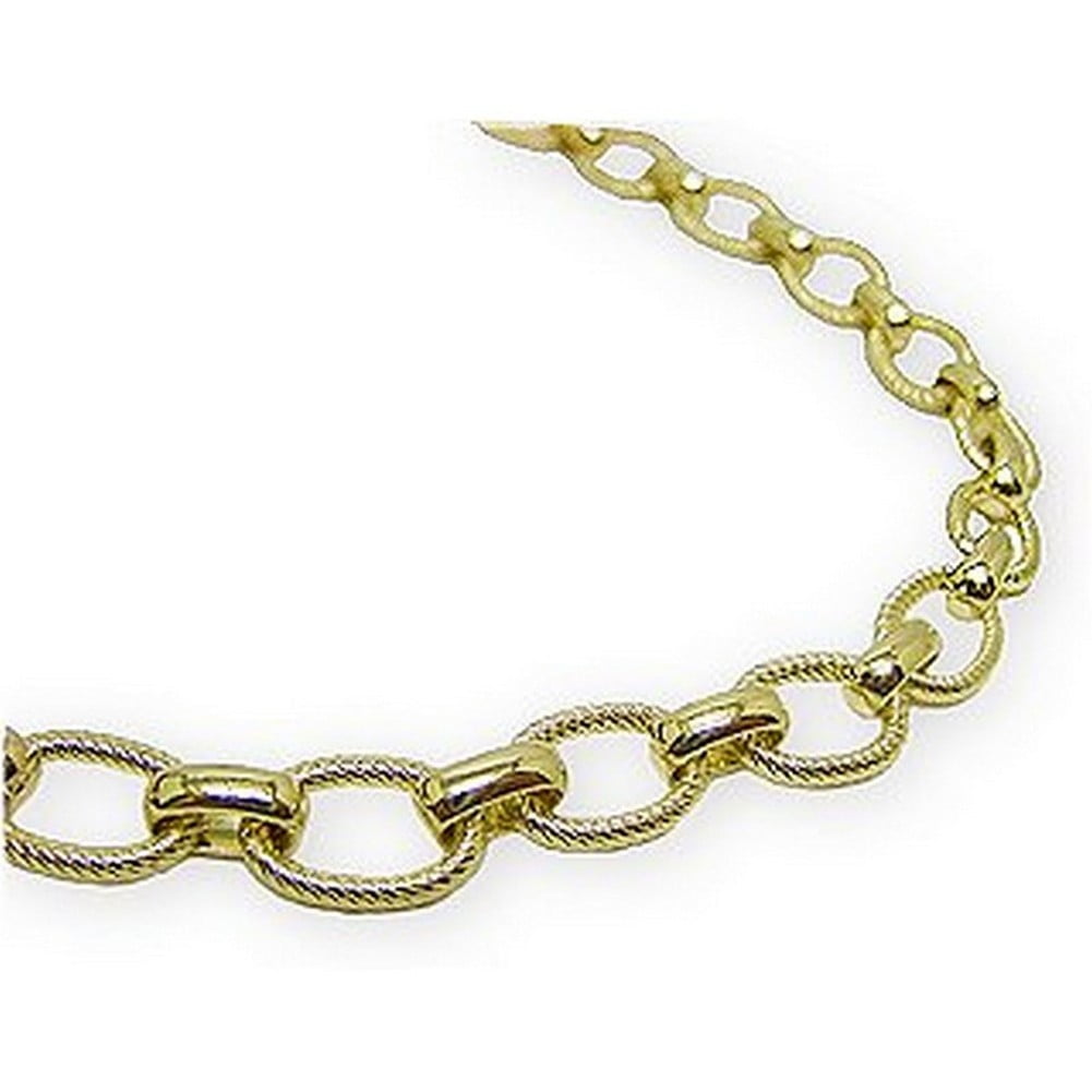 20" Gold Chain Link Necklace - Gold - NE-CYN1000 - Walmart.com
