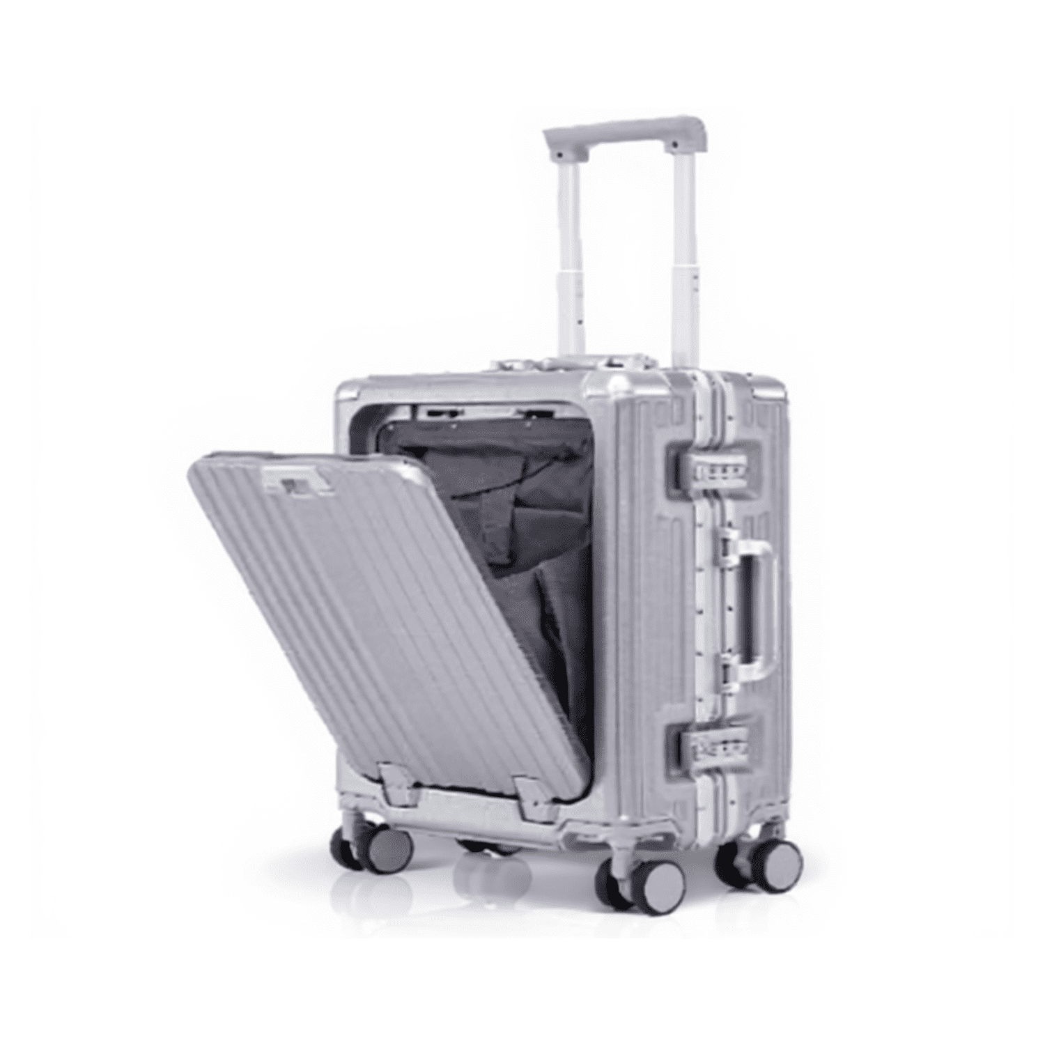 20″ Hard-Shell Aluminum Carry-On Luggage - Walmart.com
