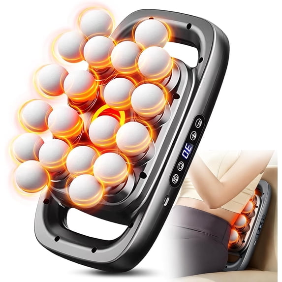20 Head Massage Gun, Deep Tissue Percussion Back Massager with 3 Modes ...