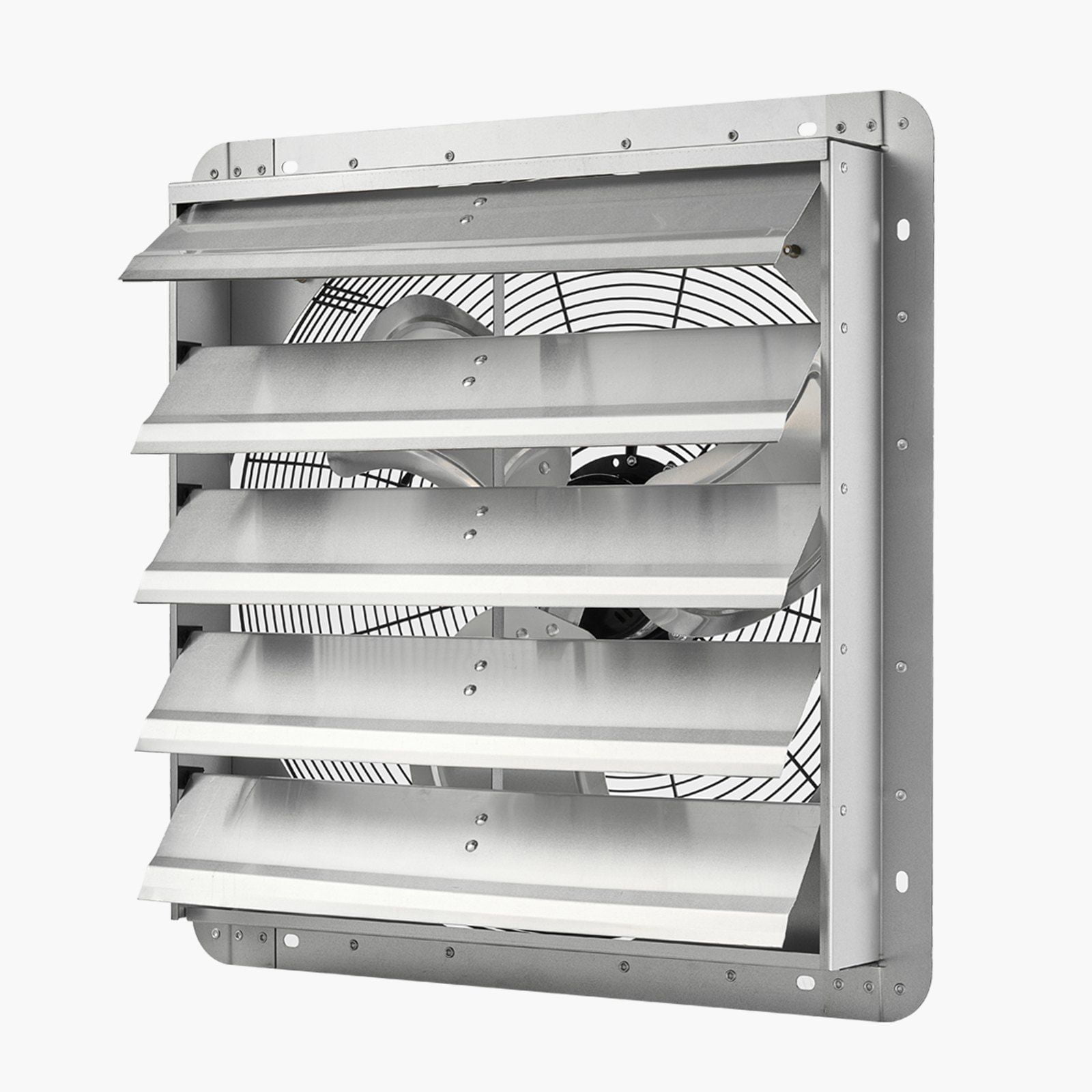 20" Heavy-duty Steel Wall Mount Attic Exhaust Fan, 3000 CFM High ...