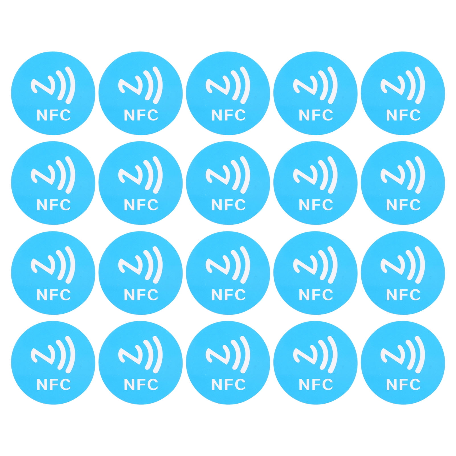 20 High-Performance ID5200 Tags, Blue Design, Anti-Interference ...