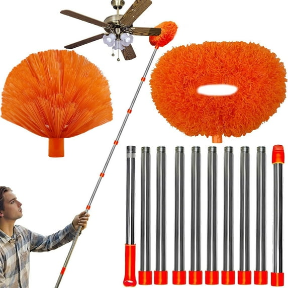 20+ High Reach Dusting Kit, Cobweb Duster & Ceiling Fan Duster with 3 ...