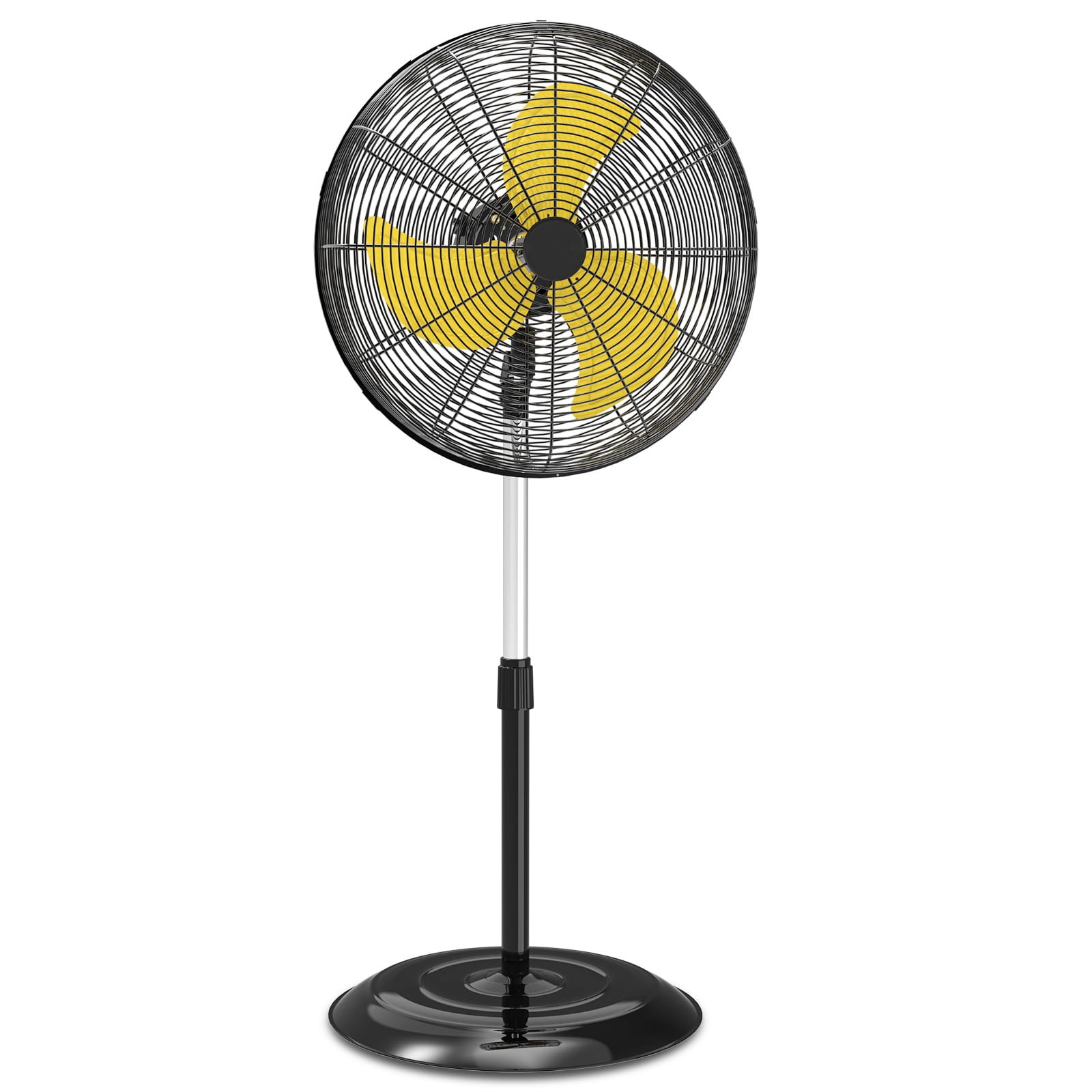 20" High Velocity Industrial Fan, 3-Speed Professional Standing Fan ...