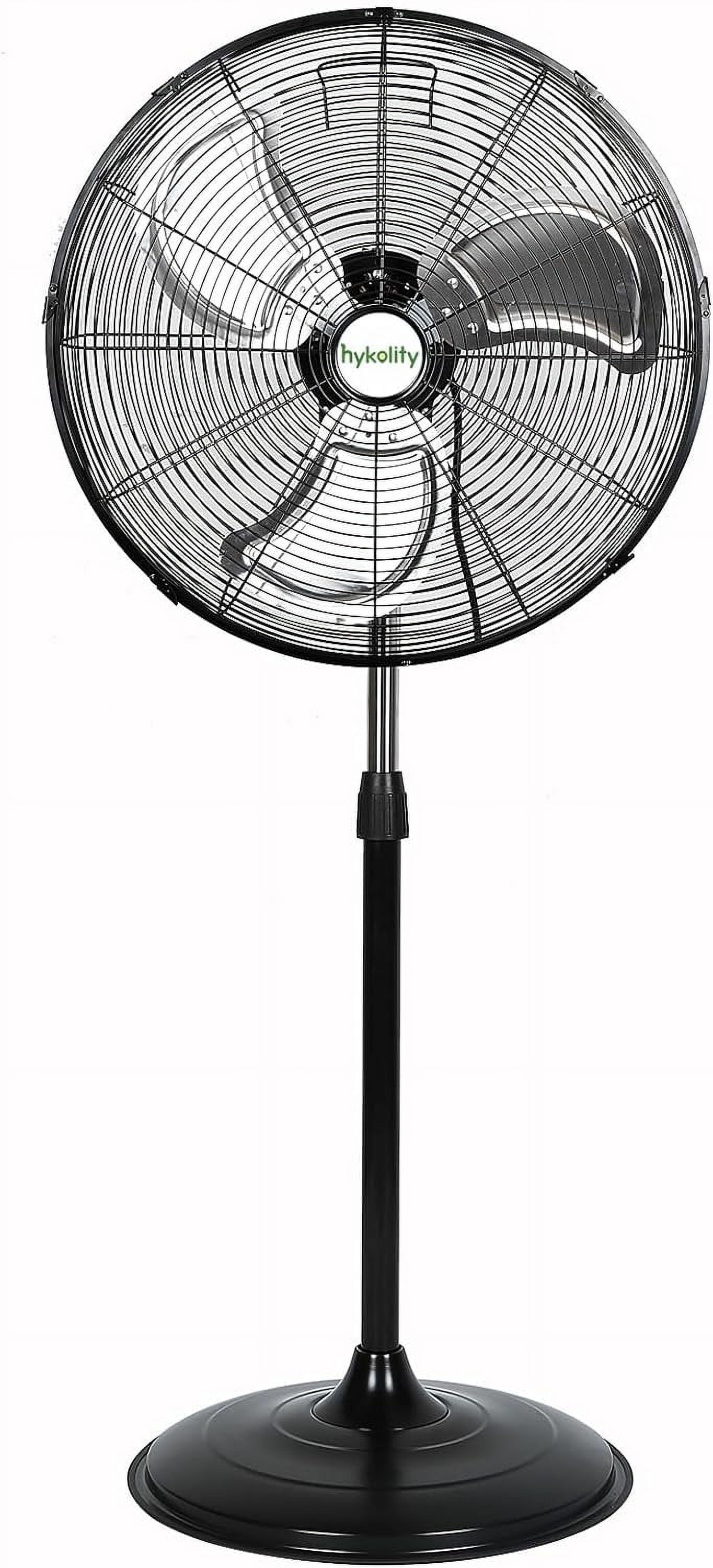 20" High Velocity Pedestal Oscillating Fan, 5200 CFM 3-Speed Industrial ...
