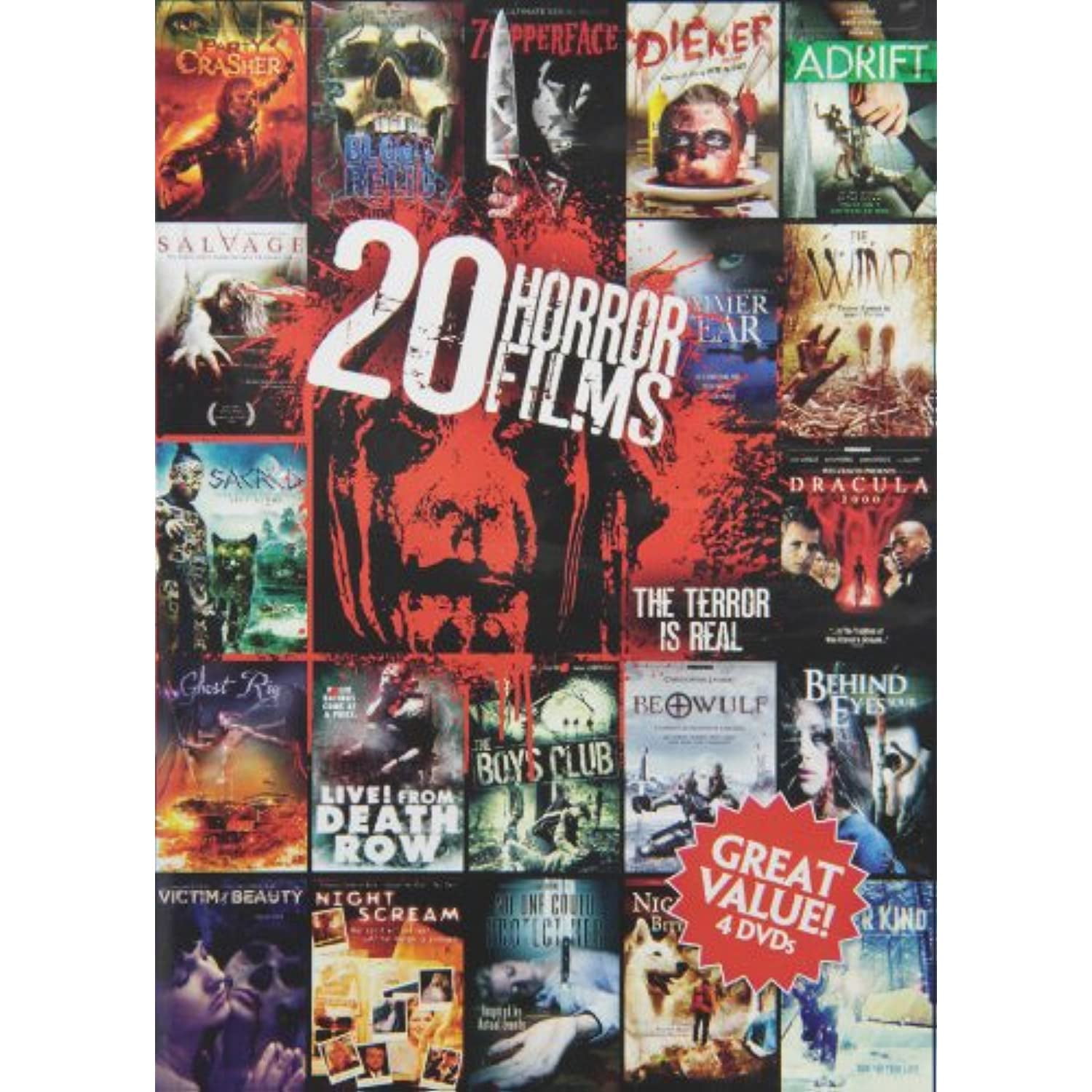 20 Horror Films DVD - Walmart.com