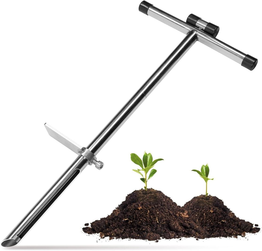 20 INCH Soil Sample Probe,Stainless Steel t-Style Handle Soil Probes ...