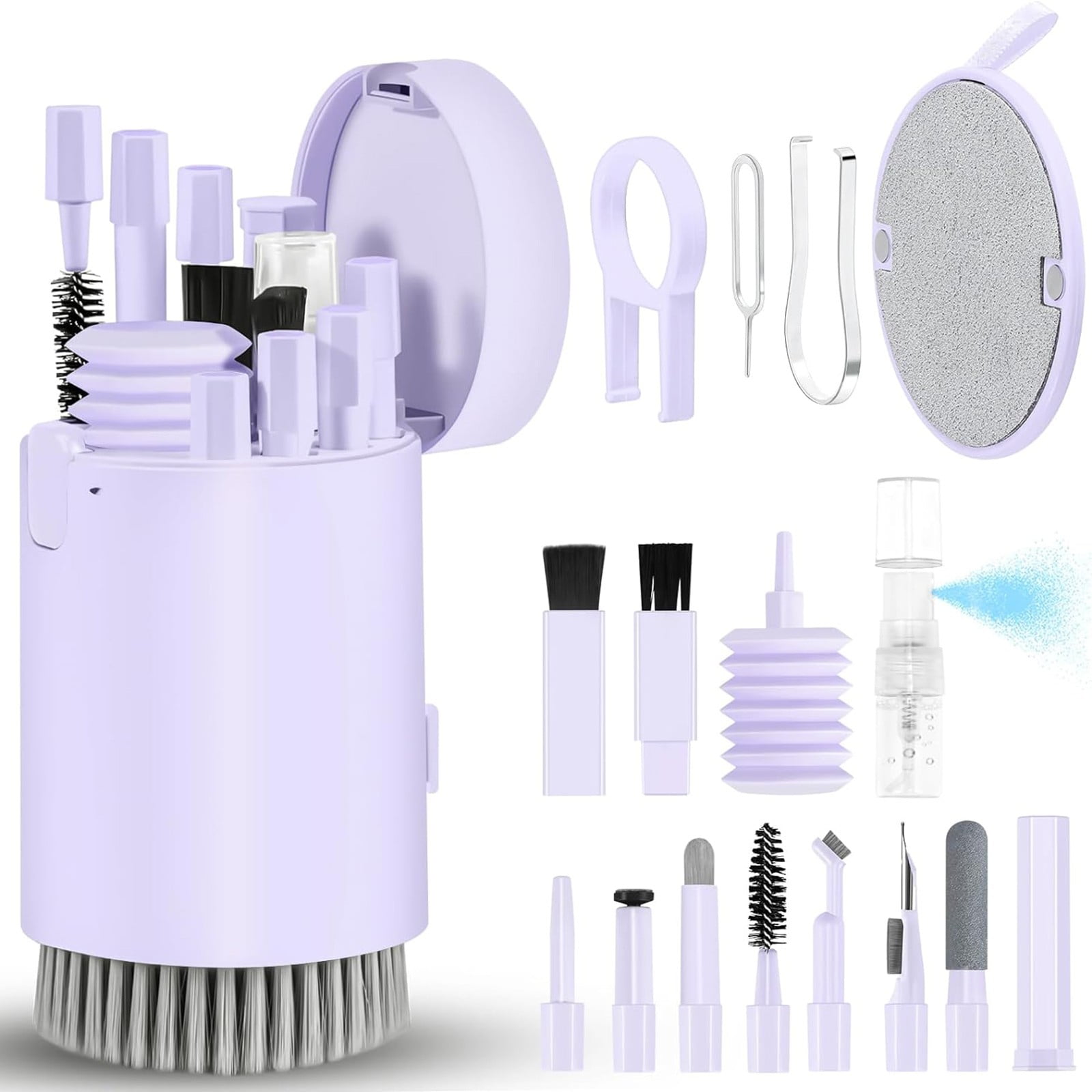 [20-In-1 Purple (Contains Liquid)] Multifunctional Computer Cleaning ...