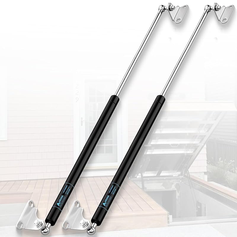 20 Inch 10LB/45N Gas Struts Shock Spring with L-Type Mounting Brackets ...