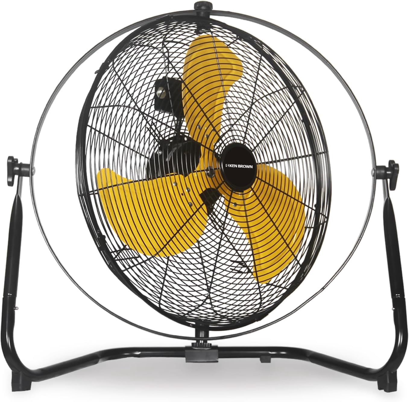20 Inch 2-in-1 Floor or Wall Mounted Fan, High Velocity 720 Tilting for ...
