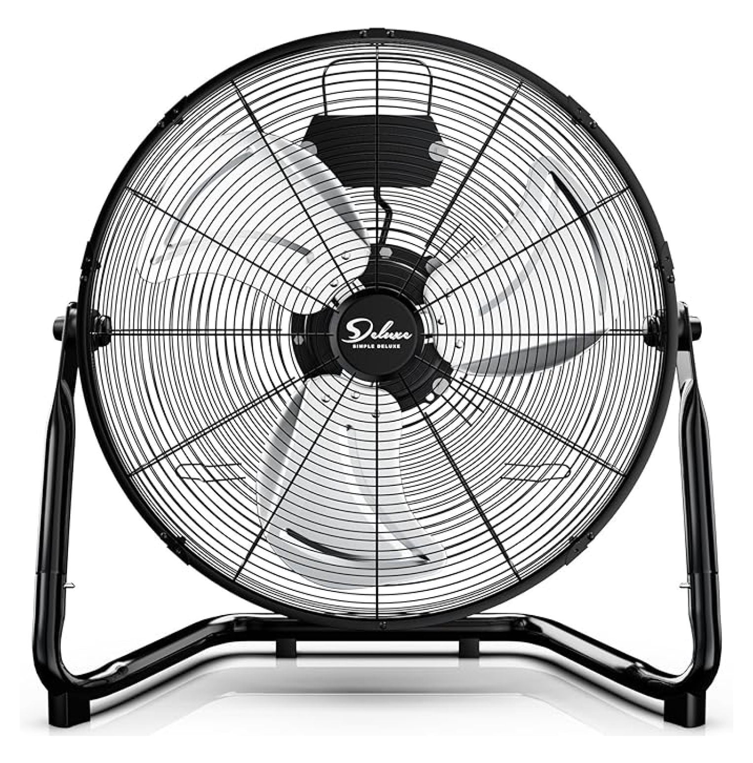 20 Inch 3-Speed High Velocity Heavy Duty Metal Industrial Floor Fans ...