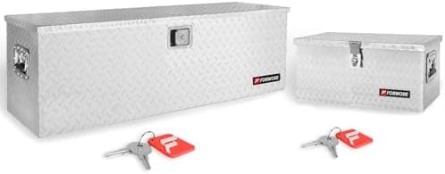 20 Inch and 48 Inch Truck Bed Tool Box, Aluminum Heavy Duty Trailer ...