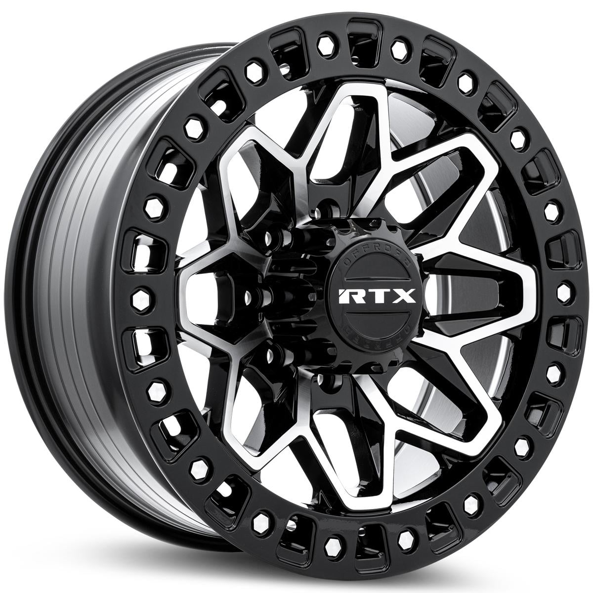 20 Inch Black Alloy Wheel Rim for Ford Excursion, RTX 83205 20x9 8x170 ...