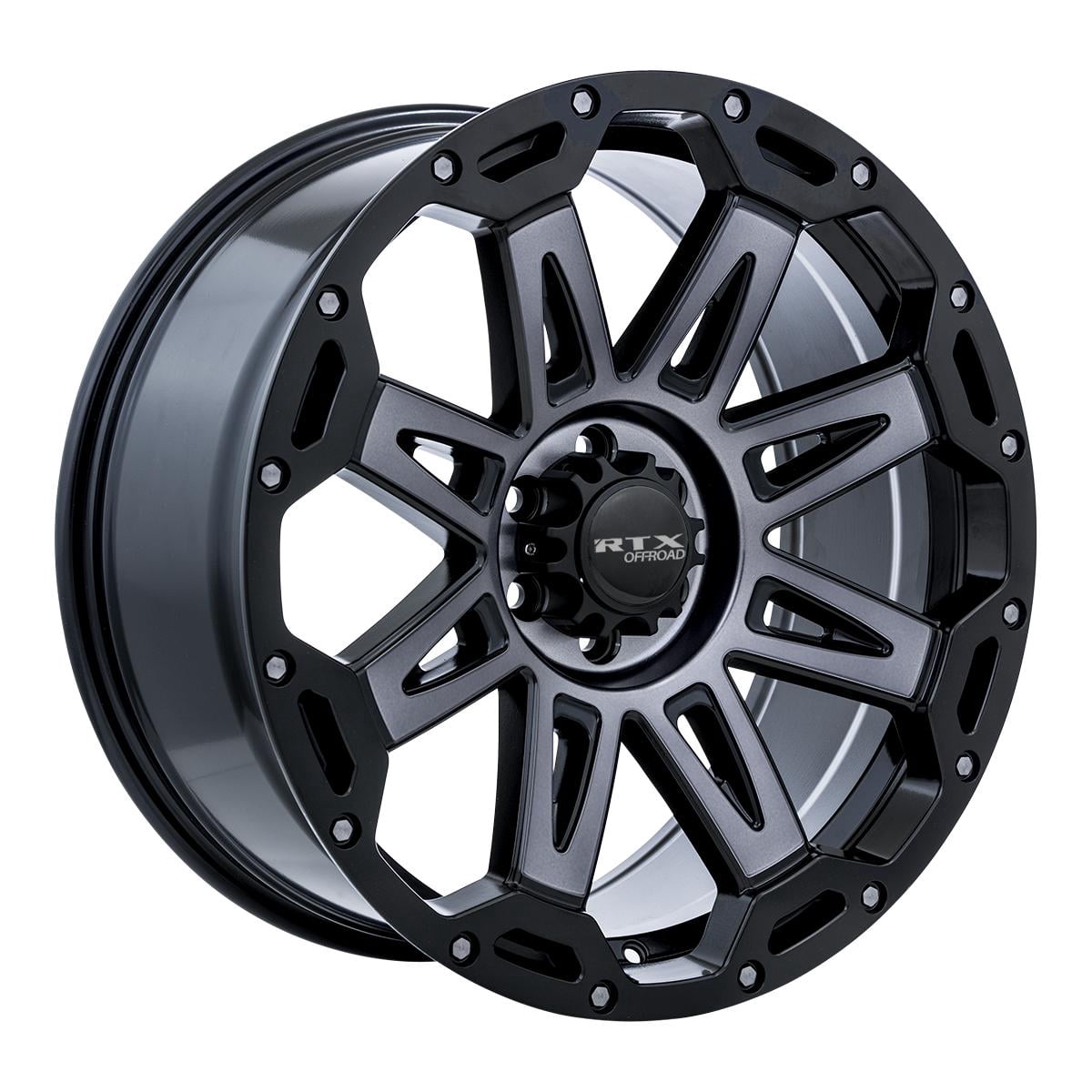 20 Inch Black Alloy Wheel Rim for Ford F-150, RTX 82637 20x9 6x135 6Lug ...