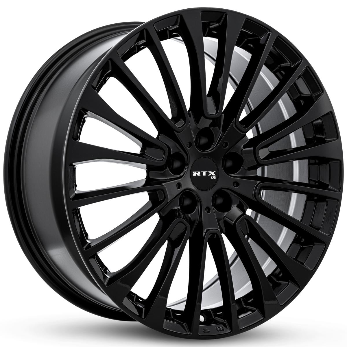 20 Inch Black Alloy Wheel Rim for Mercedes-Benz C43 AMG, RTX 82871 20x8 ...