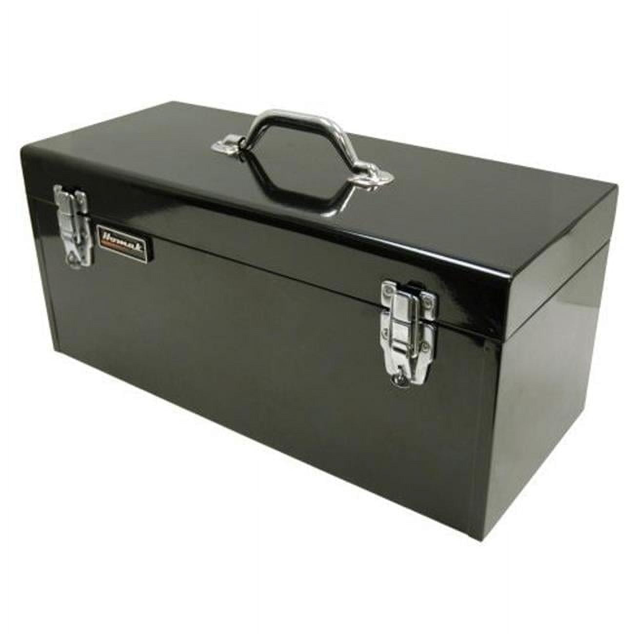 20 Inch Black High Tool Box with Black Metal Tray - Walmart.com