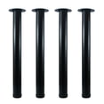 20 Inch Black Metal Table Base Set of 4 for DIY Office Workbench Dining ...