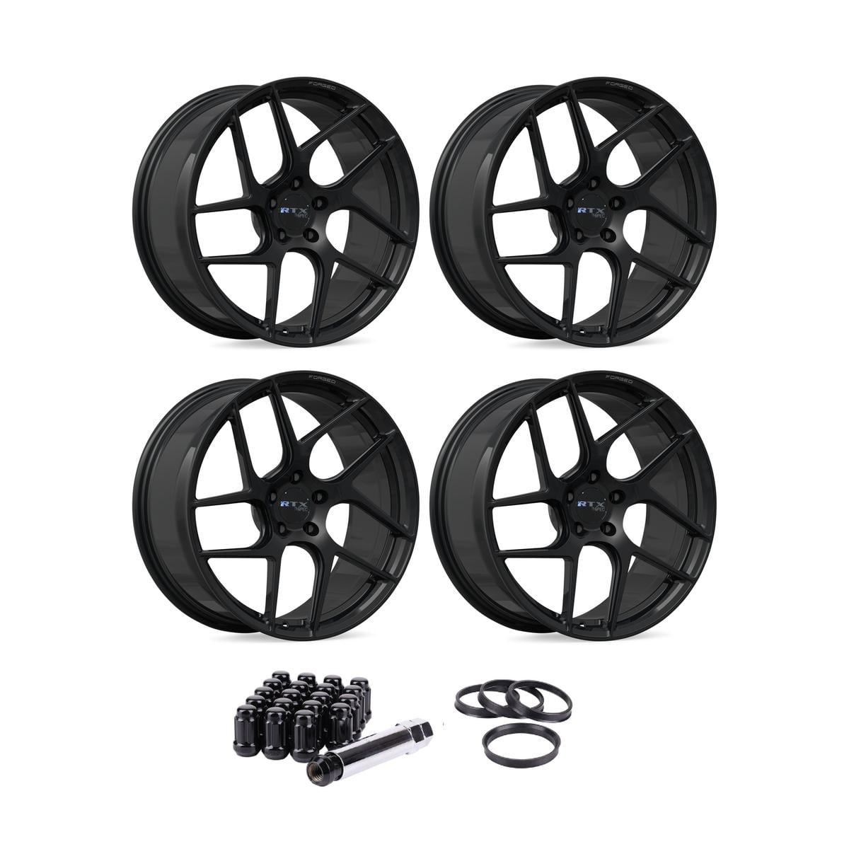 20 Inch Black Rims (Set of 4) for 2006-2013 Volvo C70, RTX 83165-KC ...