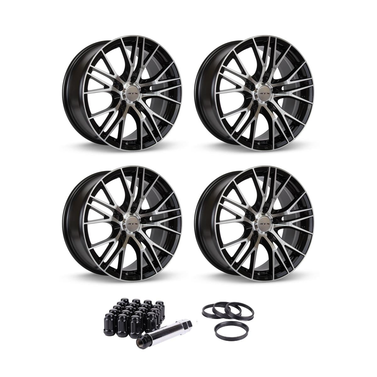 20 Inch Black Rims (Set of 4) for 2015-2016 Chevrolet Impala Limited ...