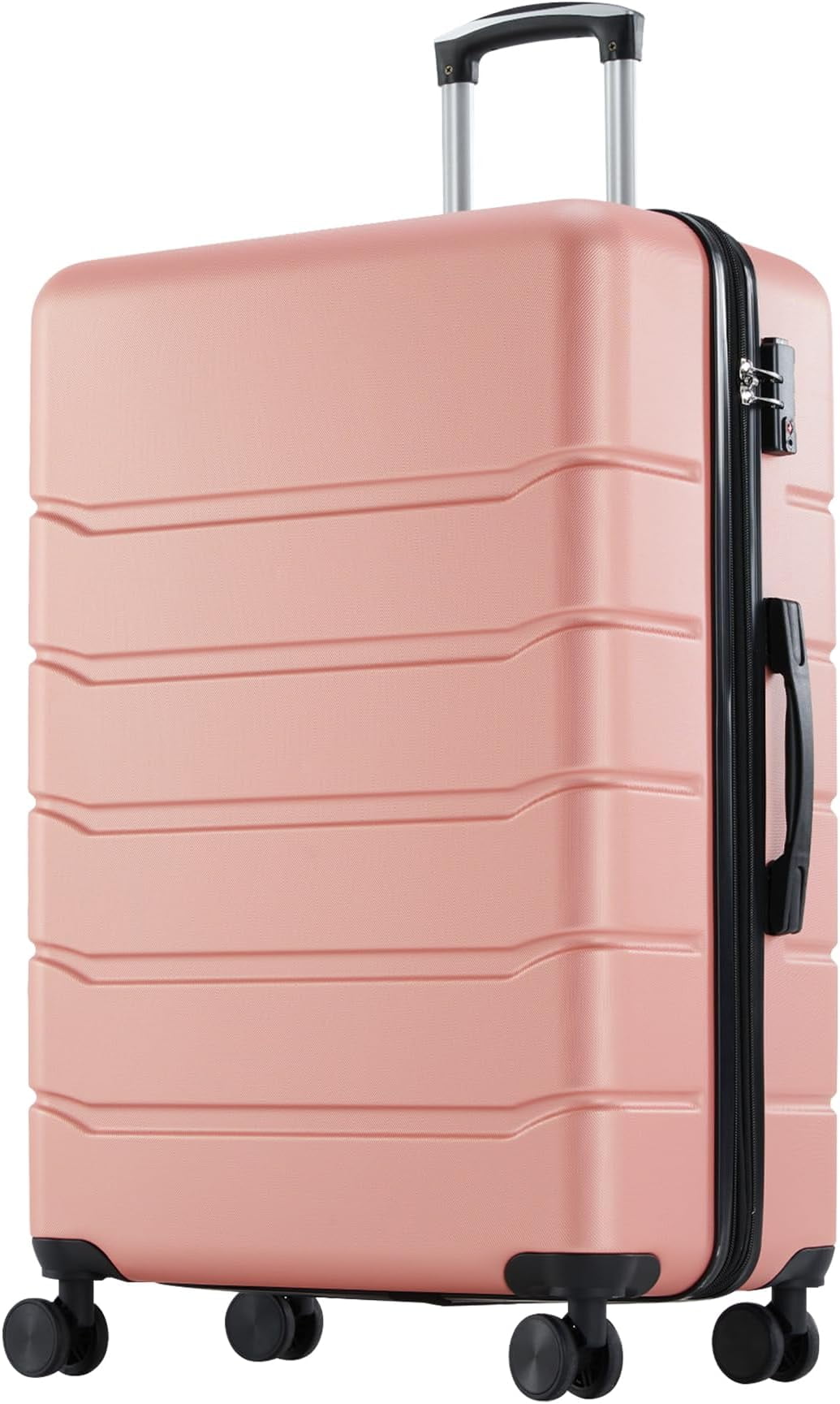 20 Inch Carry- Luggage, Hardside Suitcase with Spinner Wheels ...