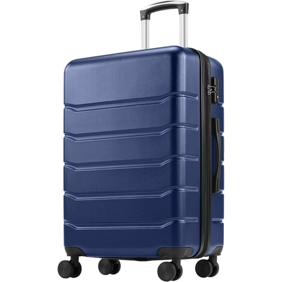 20 Inch Carry- Luggage, Hardside Suitcase with Spinner Wheels ...