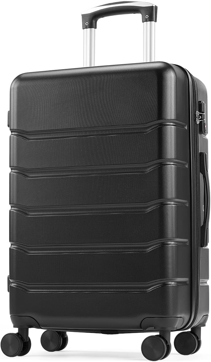 20 Inch Carry- Luggage, Hardside Suitcase with Spinner Wheels ...