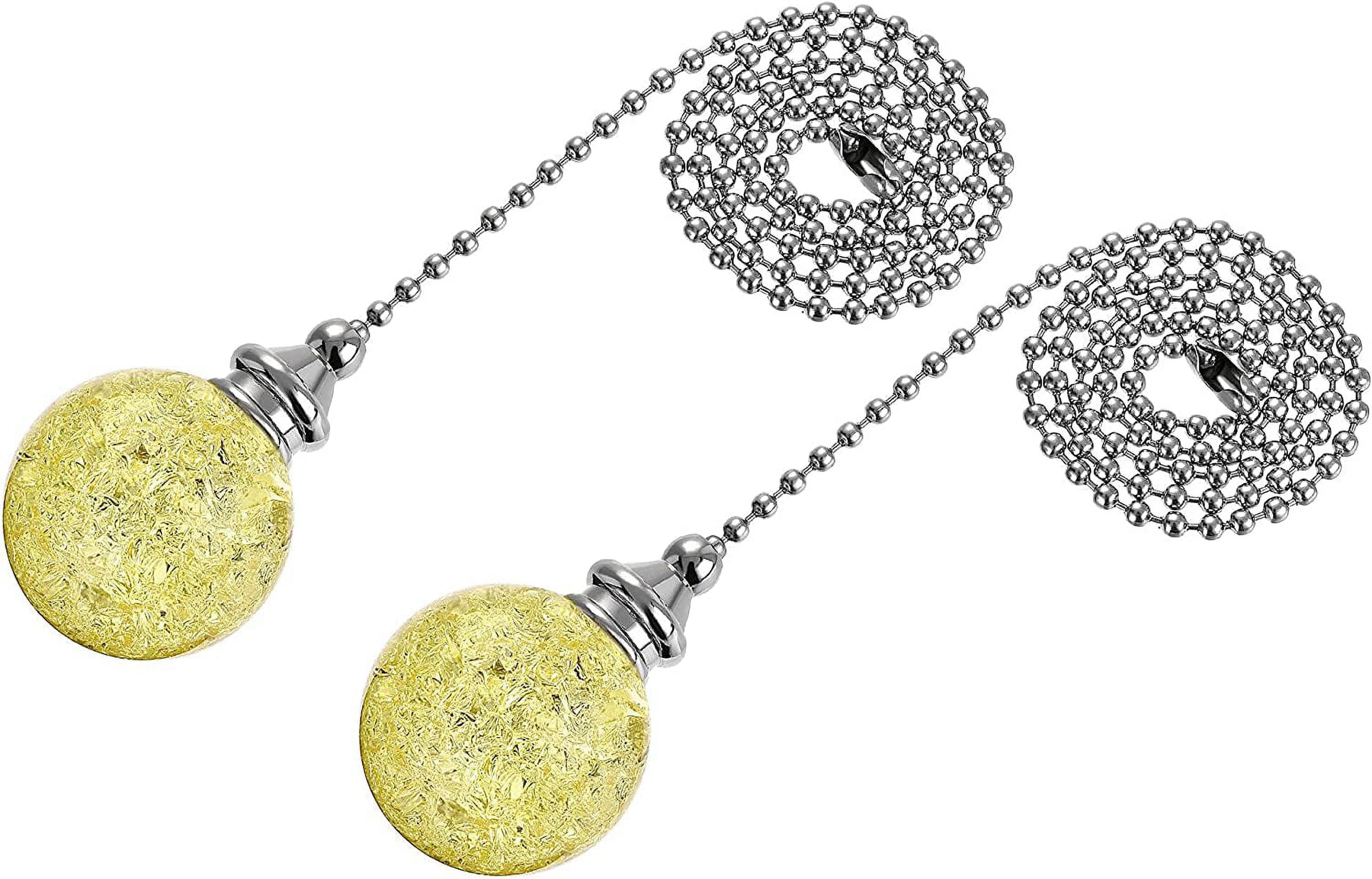 20 Inch Ceiling Fan Pull Chain, Decorative Crystal Fan Pull Chain ...