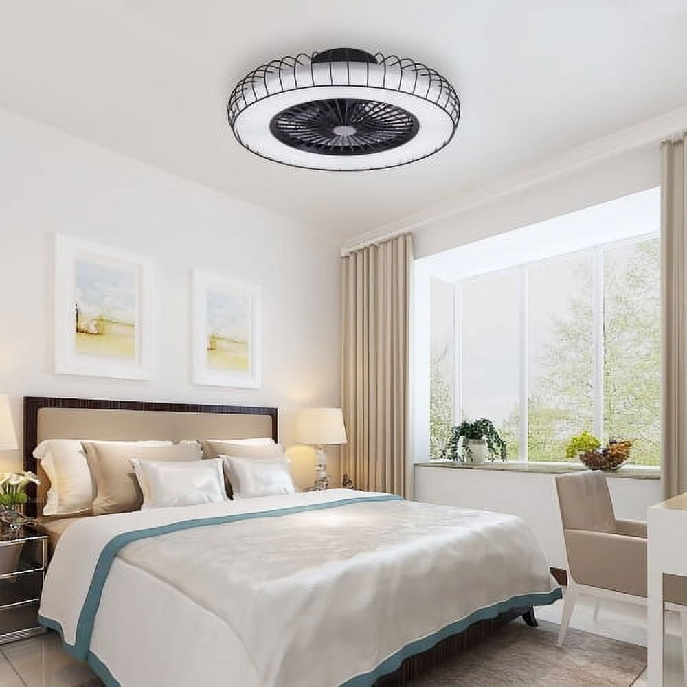 20 Inch Ceiling Fan with Lights(Black) - Walmart.com