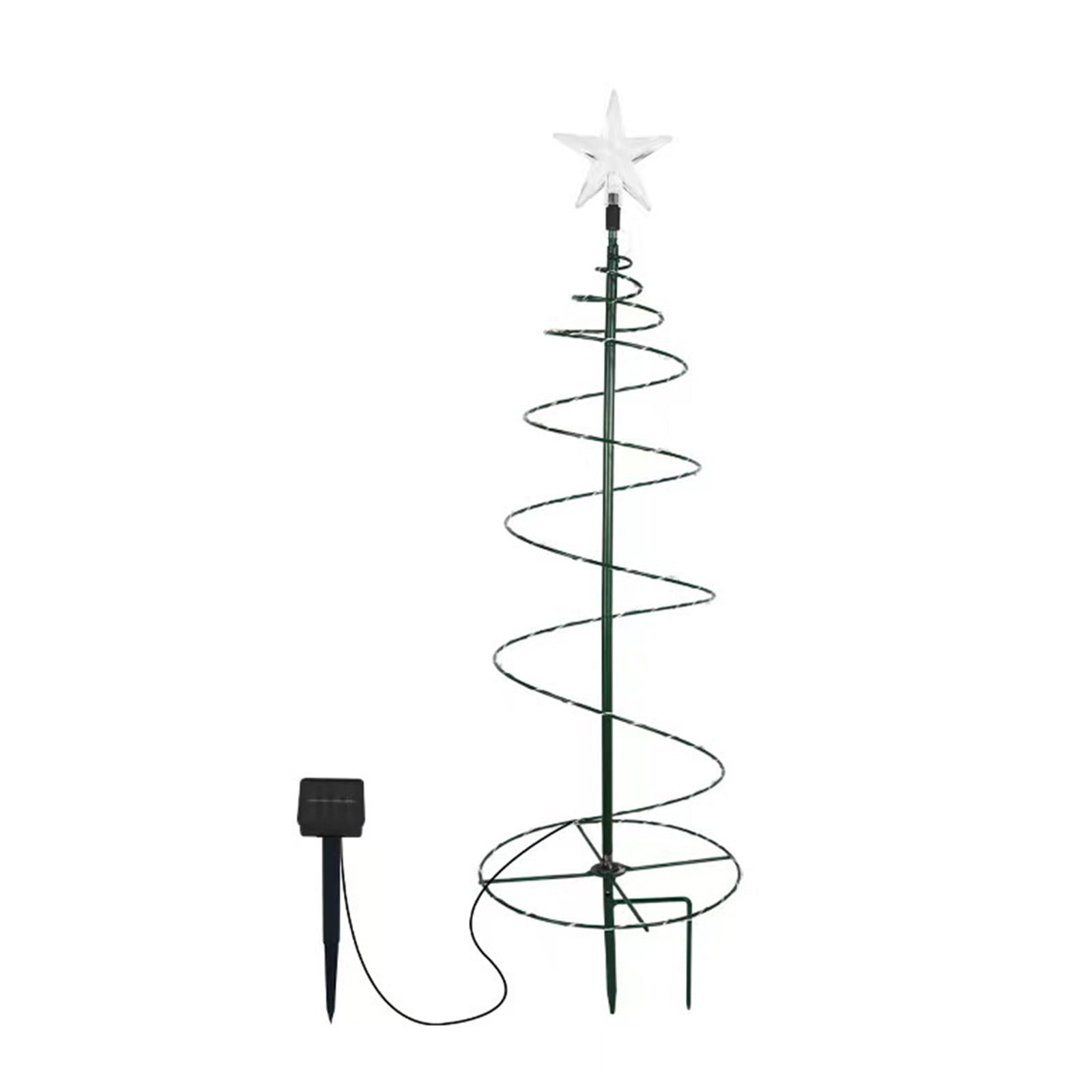 20 Inch Christmas Tree Adjustable Multi-Color LED Decoration, Spiral ...