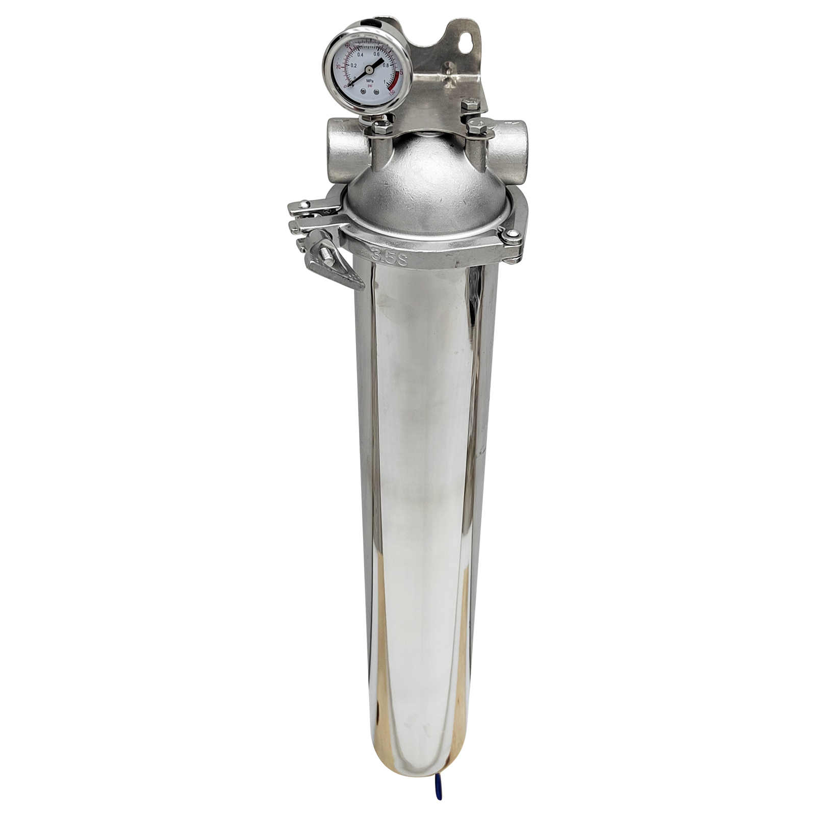 20 Inch Corrosion-resistant Stainless Steel Filter Clamp Type Water ...