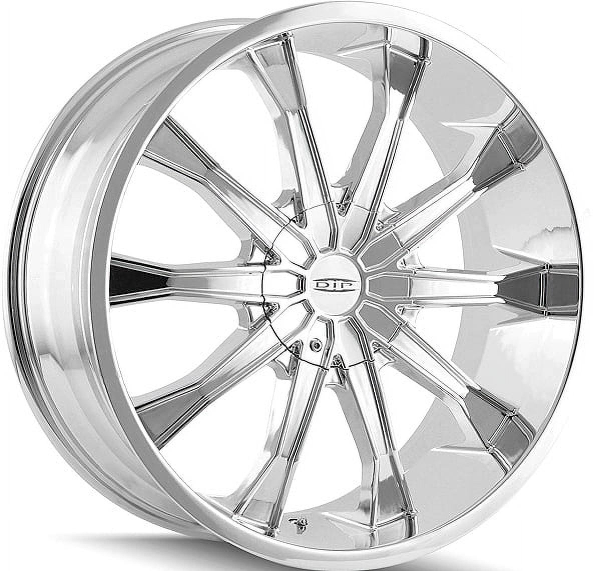 Dip D99-2817C 5-115, 5-127 PCD Mortar Chrome Wheel - Walmart.com