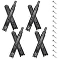 20 Inch Drawer Slides 4 Pairs (8pcs) Full Extension Ball Bearing Rails ...